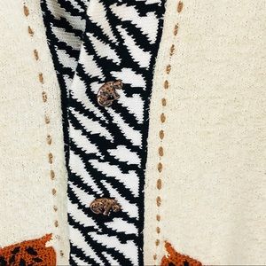 berek | Sweaters | Vintage Berek Animal Cardigan | Poshmark